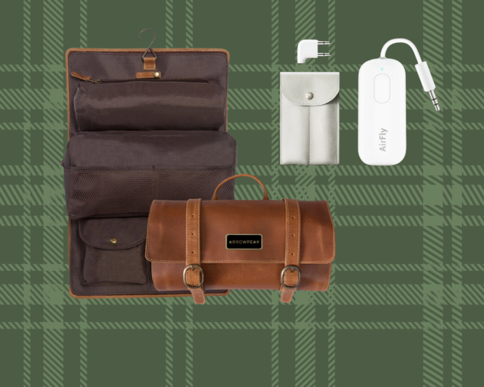 Twelve South AirFly Pro & Buffalo Leather Dopp Kit - Gift Hounds